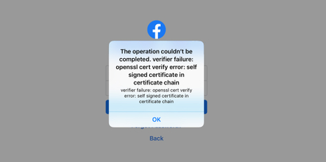 Bypass Facebook SSL Certificate Pinning for iOS